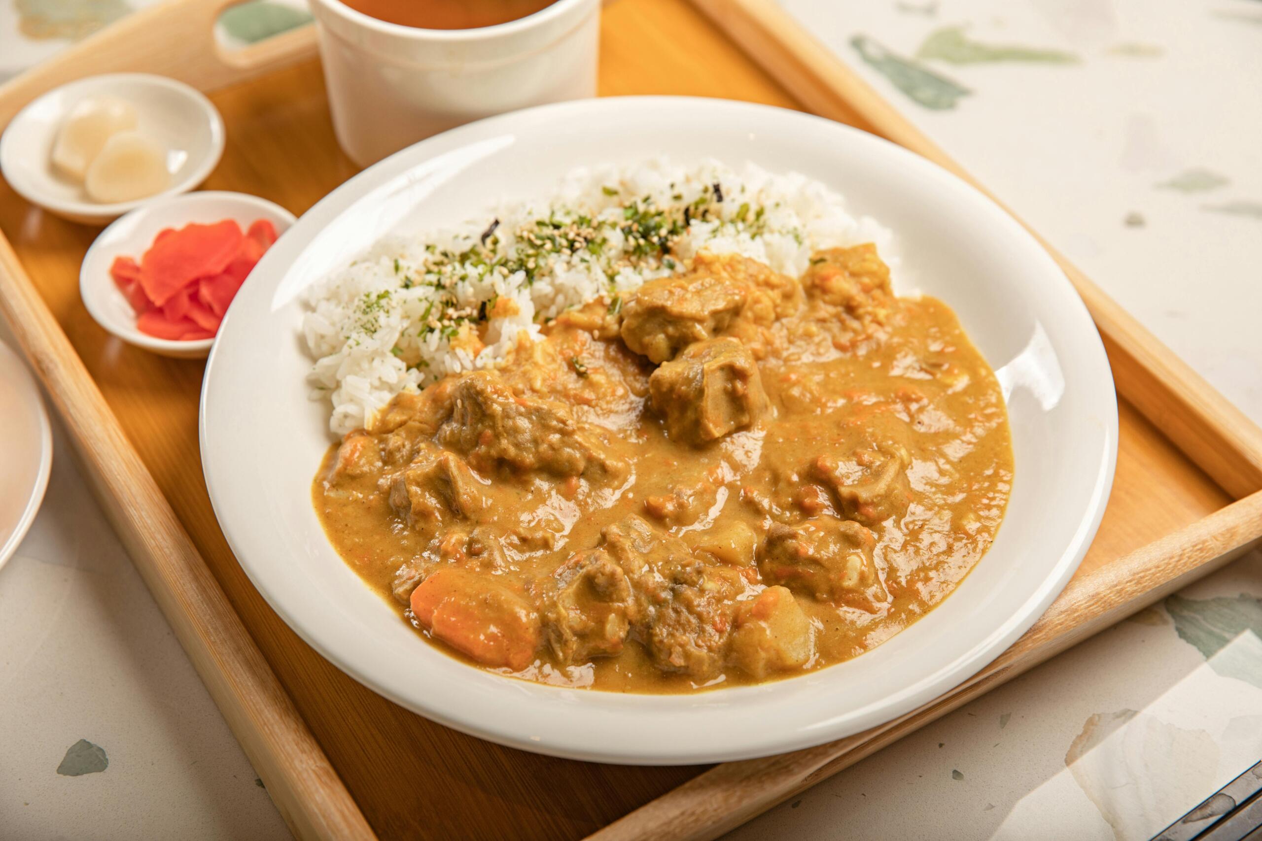 Carne guisada de ternera al curry suave y coco – Dehesa Grande